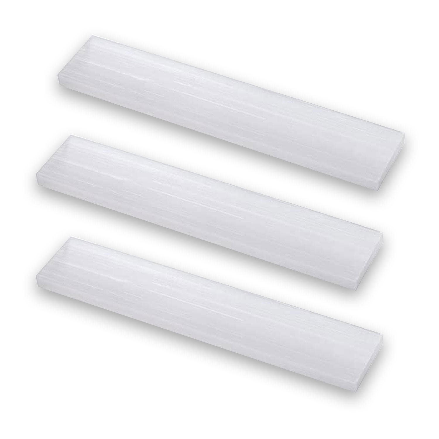 Himalayan Glow Selenite Crystal Stick, White - 3 Pack | Wayfair
