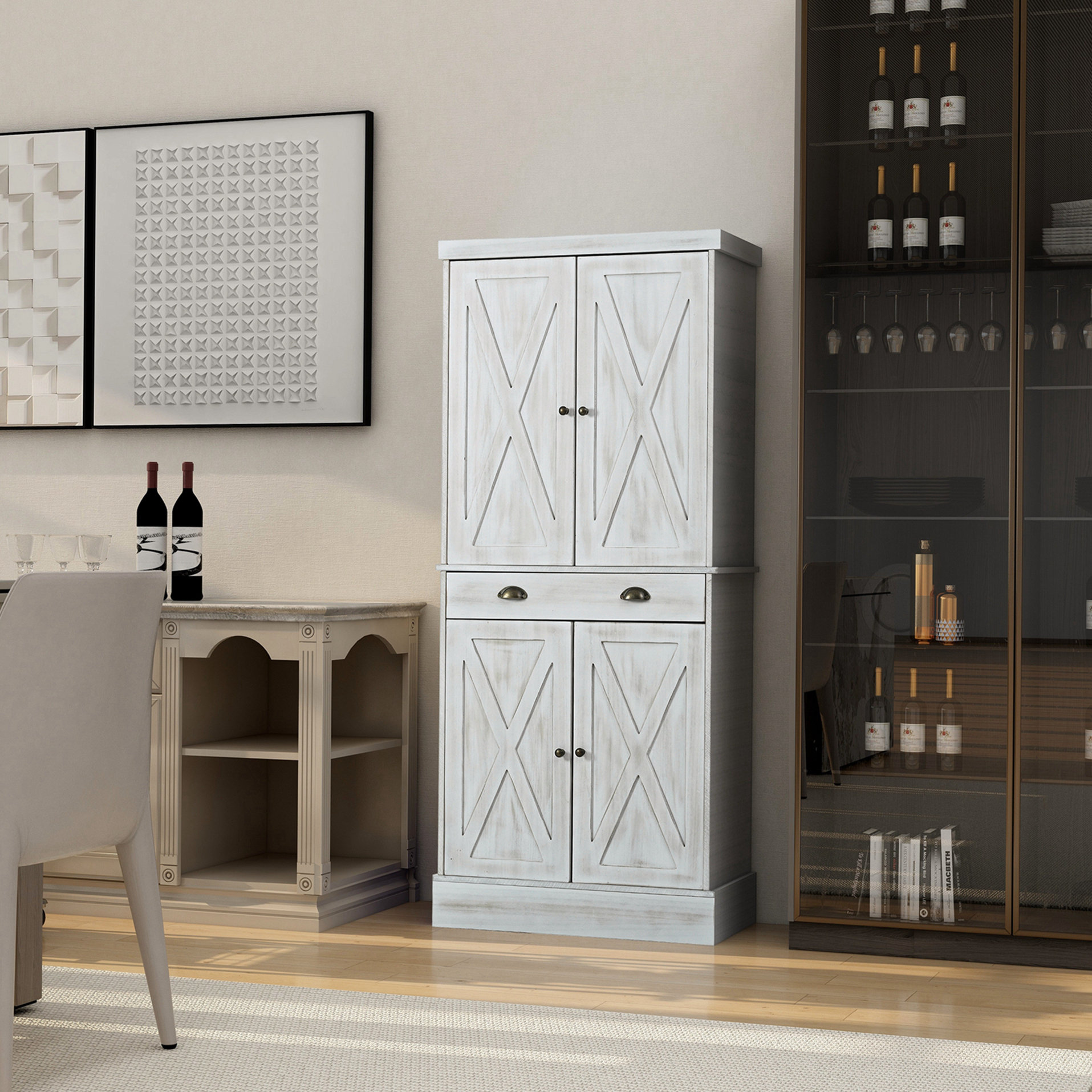 Rosalind Wheeler Budwin 30.3'' Wide 1 - Drawer Storage Cabinet ...