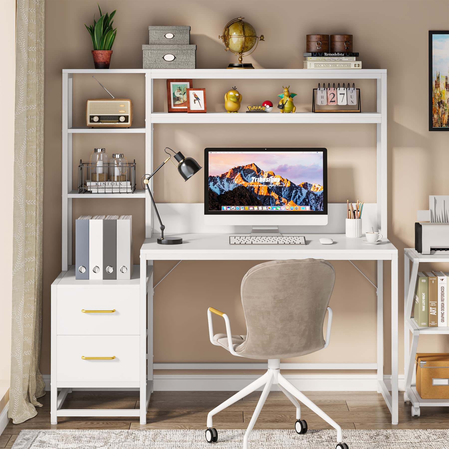 17 Stories Desk with Hutch & Reviews | Wayfair