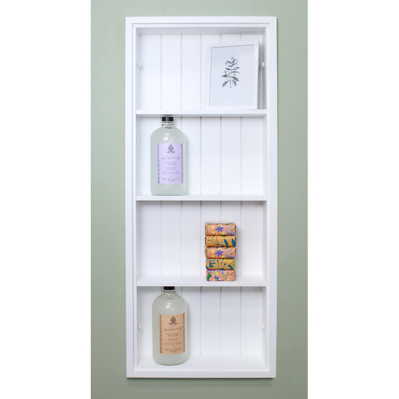 Fox Hollow Furnishings 14X36 Sloane Recessed Wall Niche With Beadboard ...