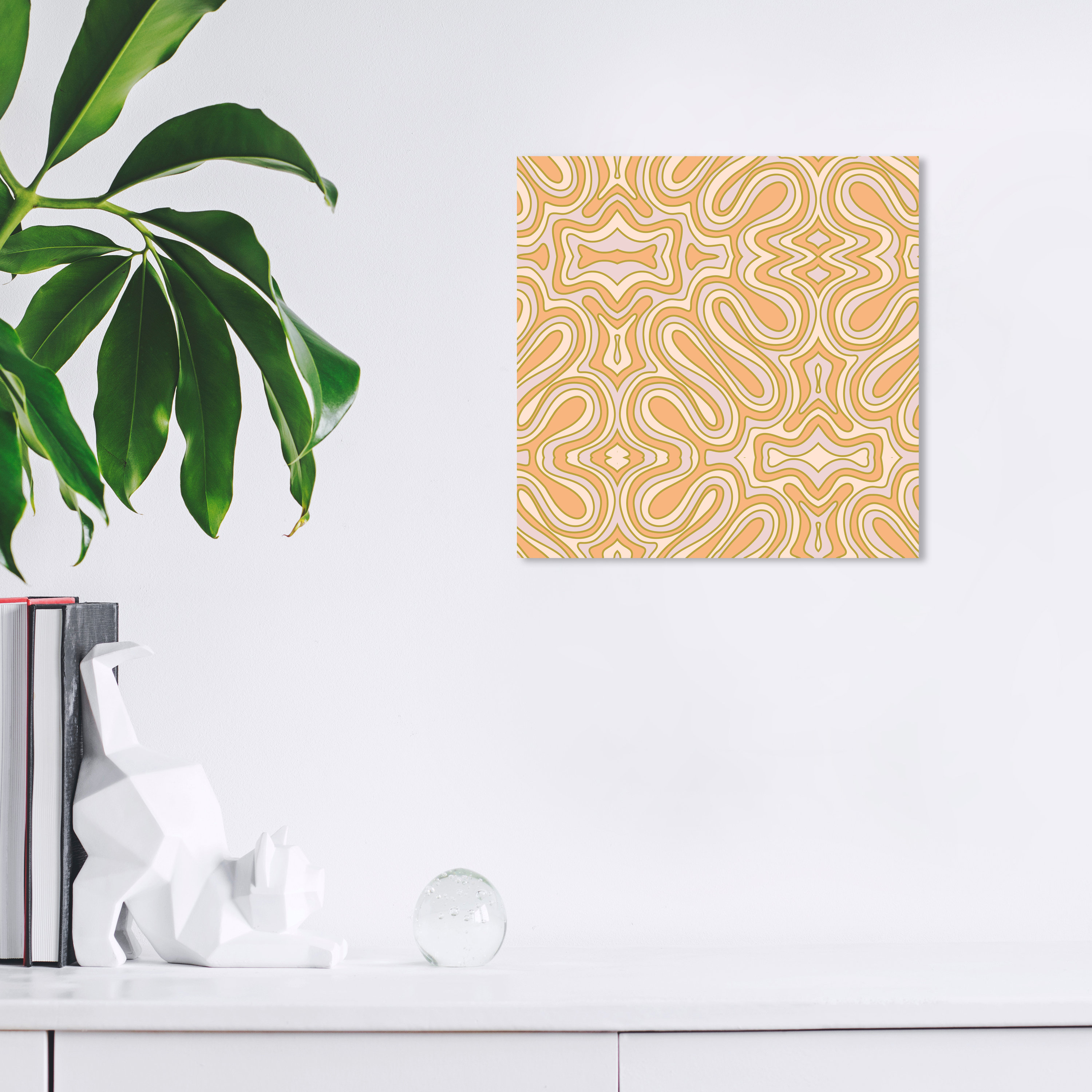 Wrought Studio™ Future Is Retro Abstract - Wrapped Canvas Print | Wayfair