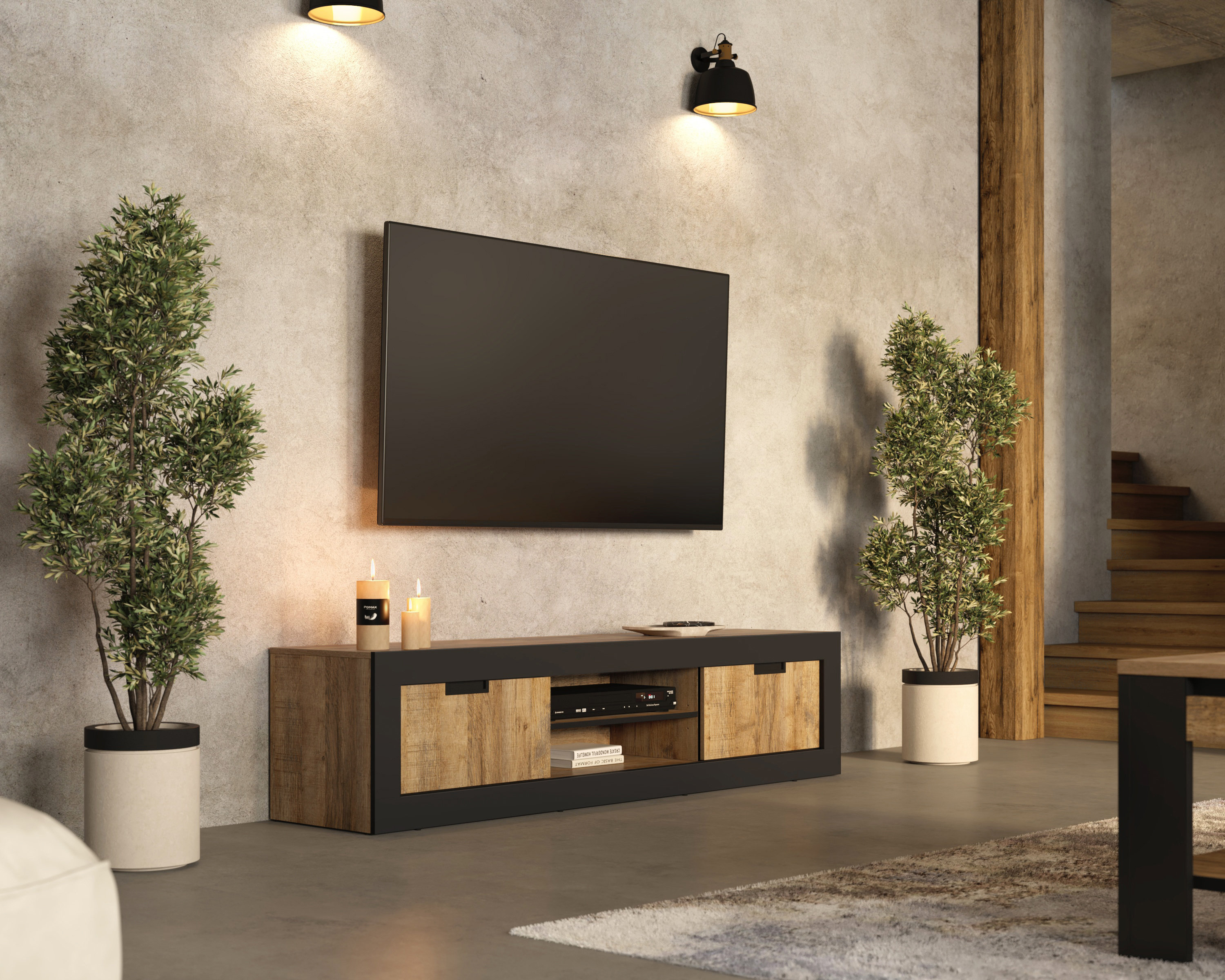 Borough Wharf Anneth TV Stand for TVs up to 88" | Wayfair.ie