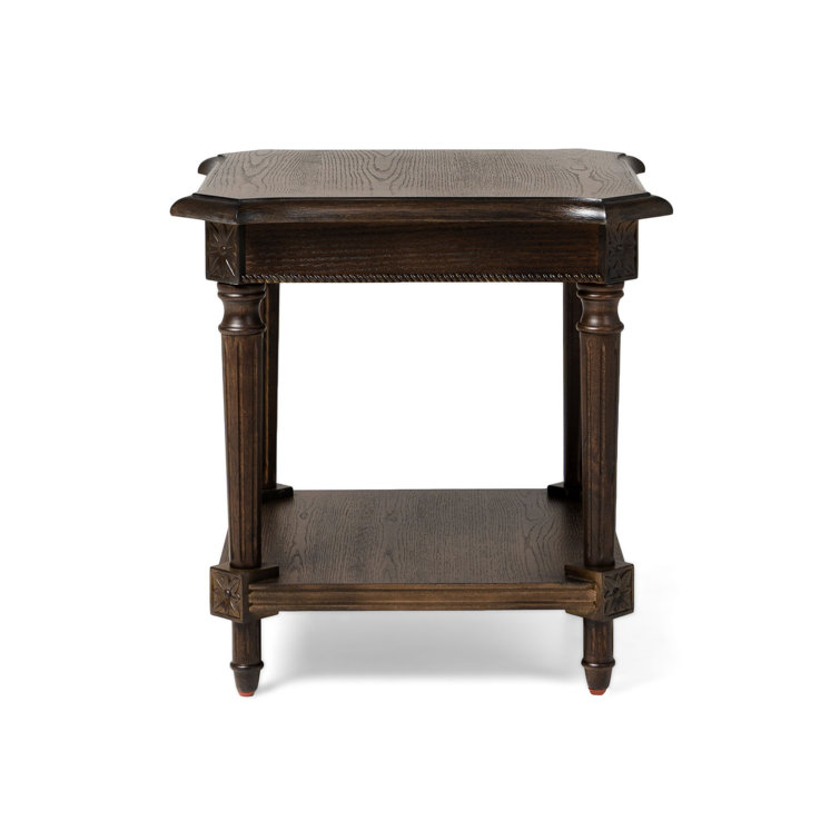 Maven Lane Pullman Square Wooden Side Table | Wayfair