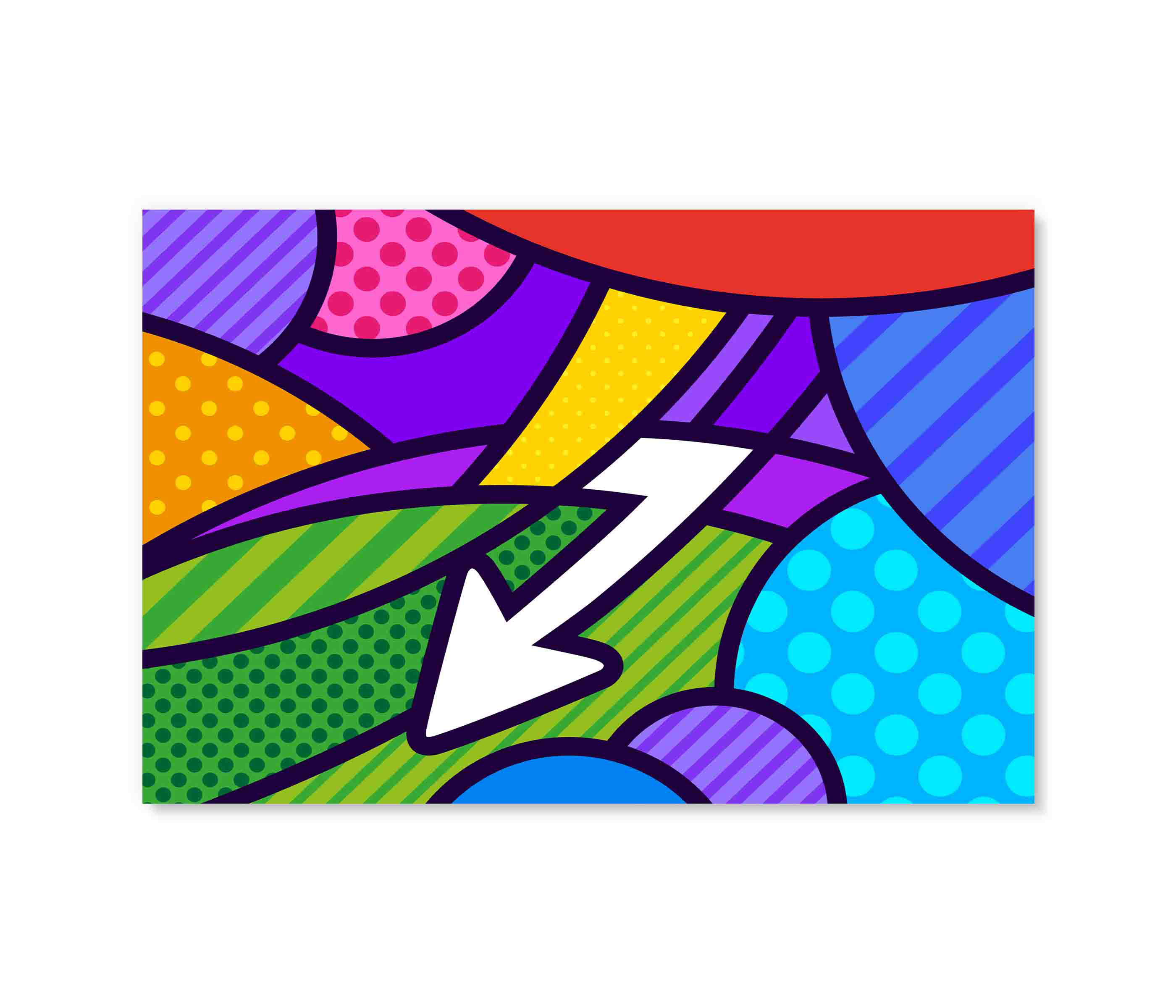 Brayden Studio® Lightning Bolt On Plastic/Acrylic Print | Wayfair
