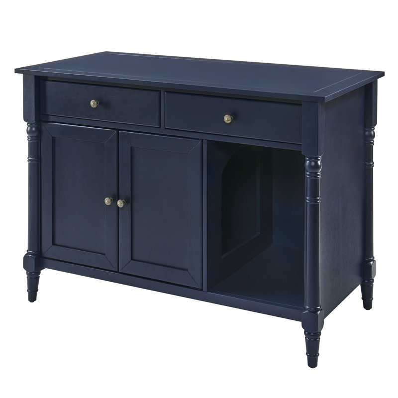 Myris Navy Cat House Storage Cabinet & Reviews | Wayfair