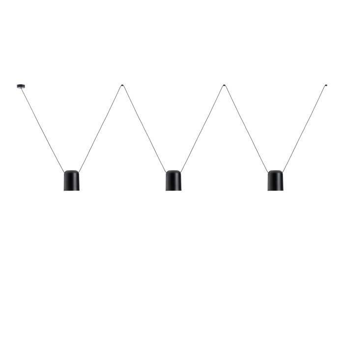 LedsC4 Attic Lateral Pendant End Canopy Cable 3 Cylinder | Wayfair