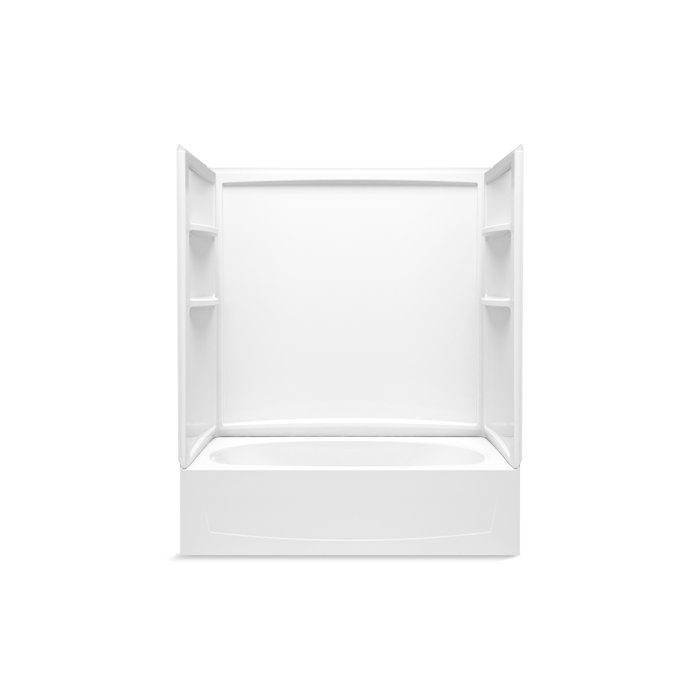 Sterling by Kohler Performa 2 60 In. X 29 In. Vikrell Bath/Shower With ...