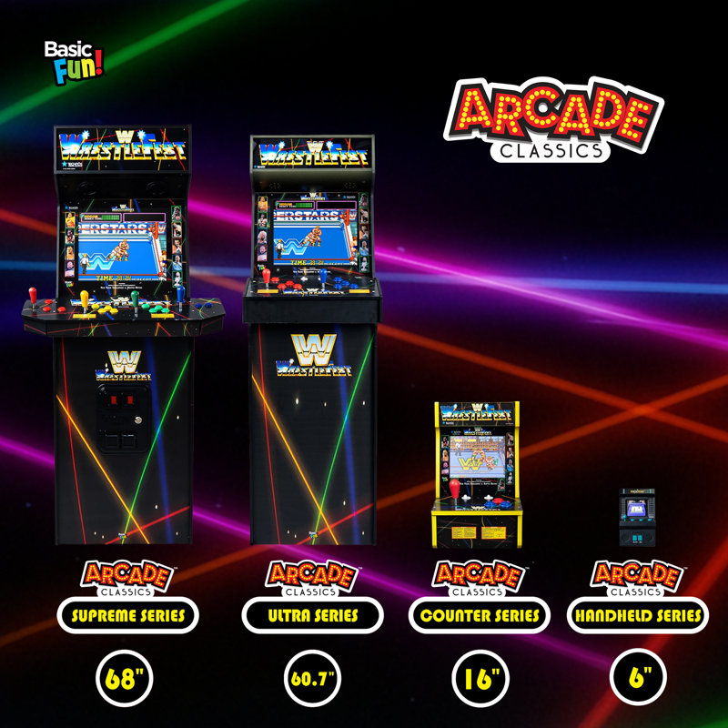 Arcade Classics Atari Ultra Series Arcade Game Cabinet with 17" Screen ...