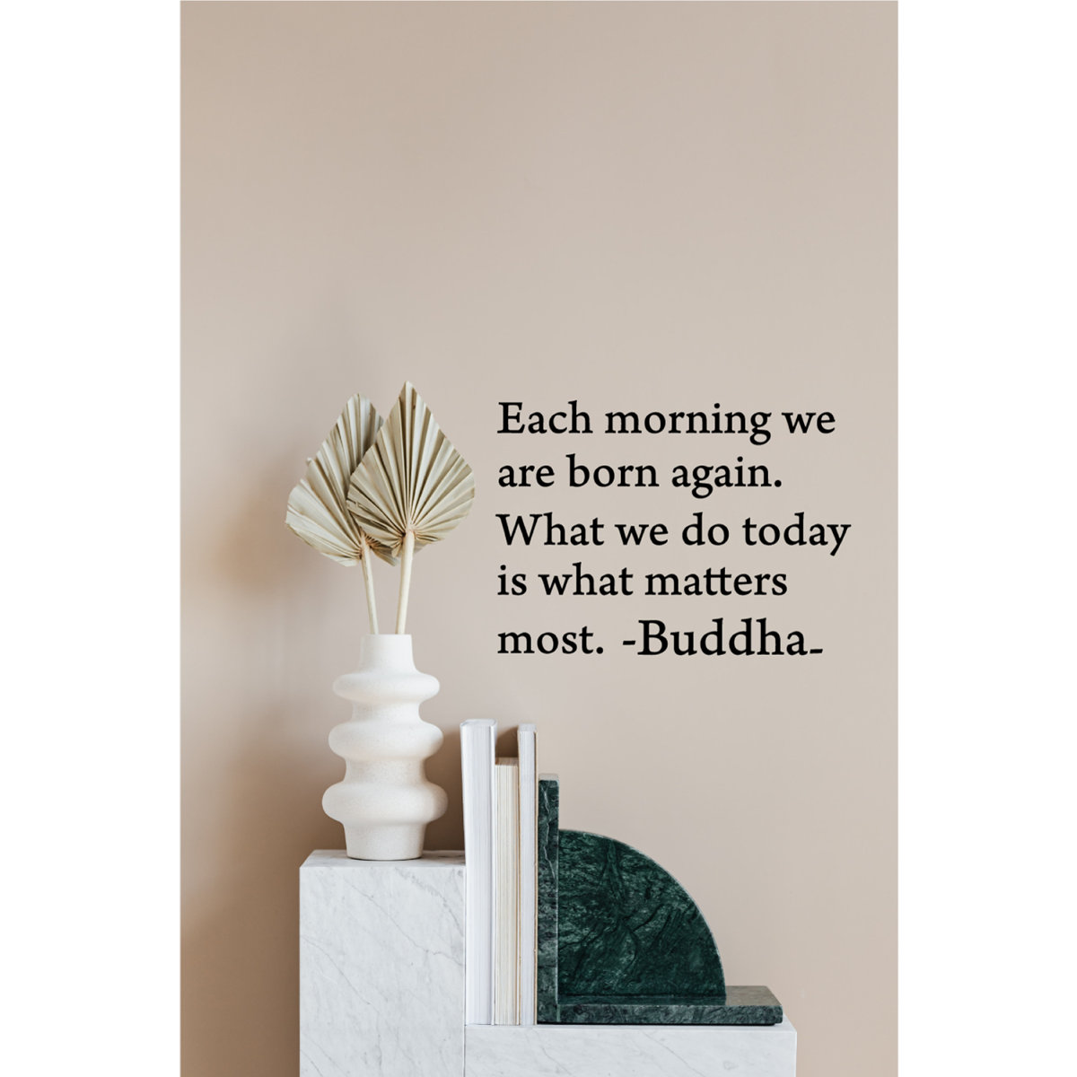 Trinx Each Morning We Are Born Again Buddha Quote Vinyl Wall Art ...