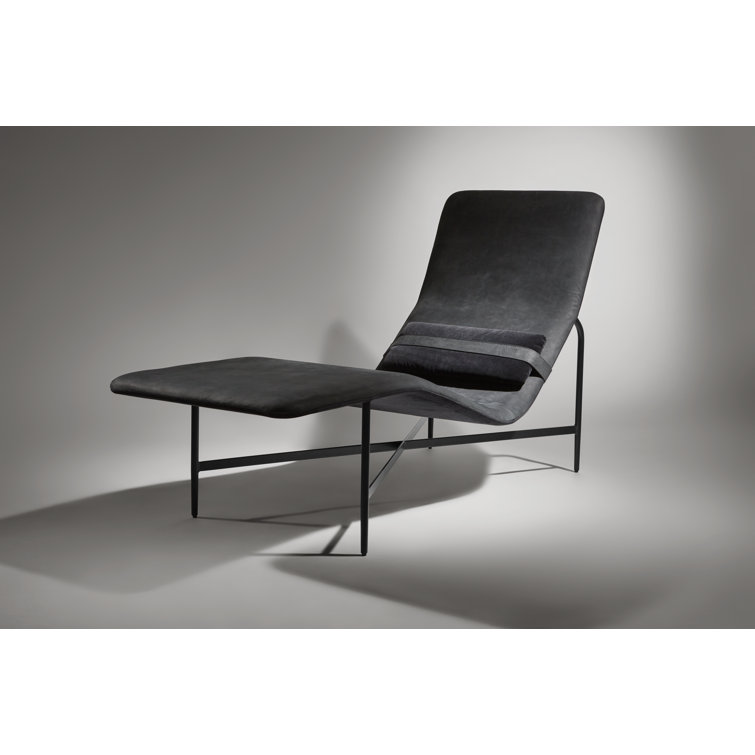 Blu Dot Deep Thoughts Leather Chaise Lounge | Wayfair