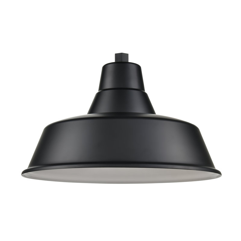 Latitude Run® Ericalynn 1 Light Classic Warehouse Shade In Satin Black ...