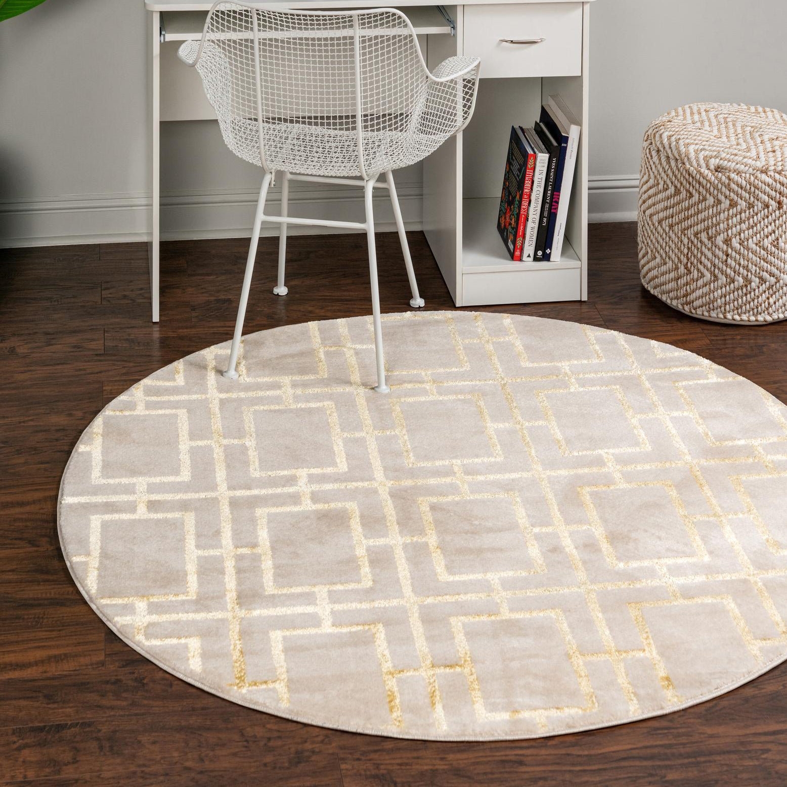 Mercer41 Contemporary Corando Area Rug White Color & Reviews | Wayfair