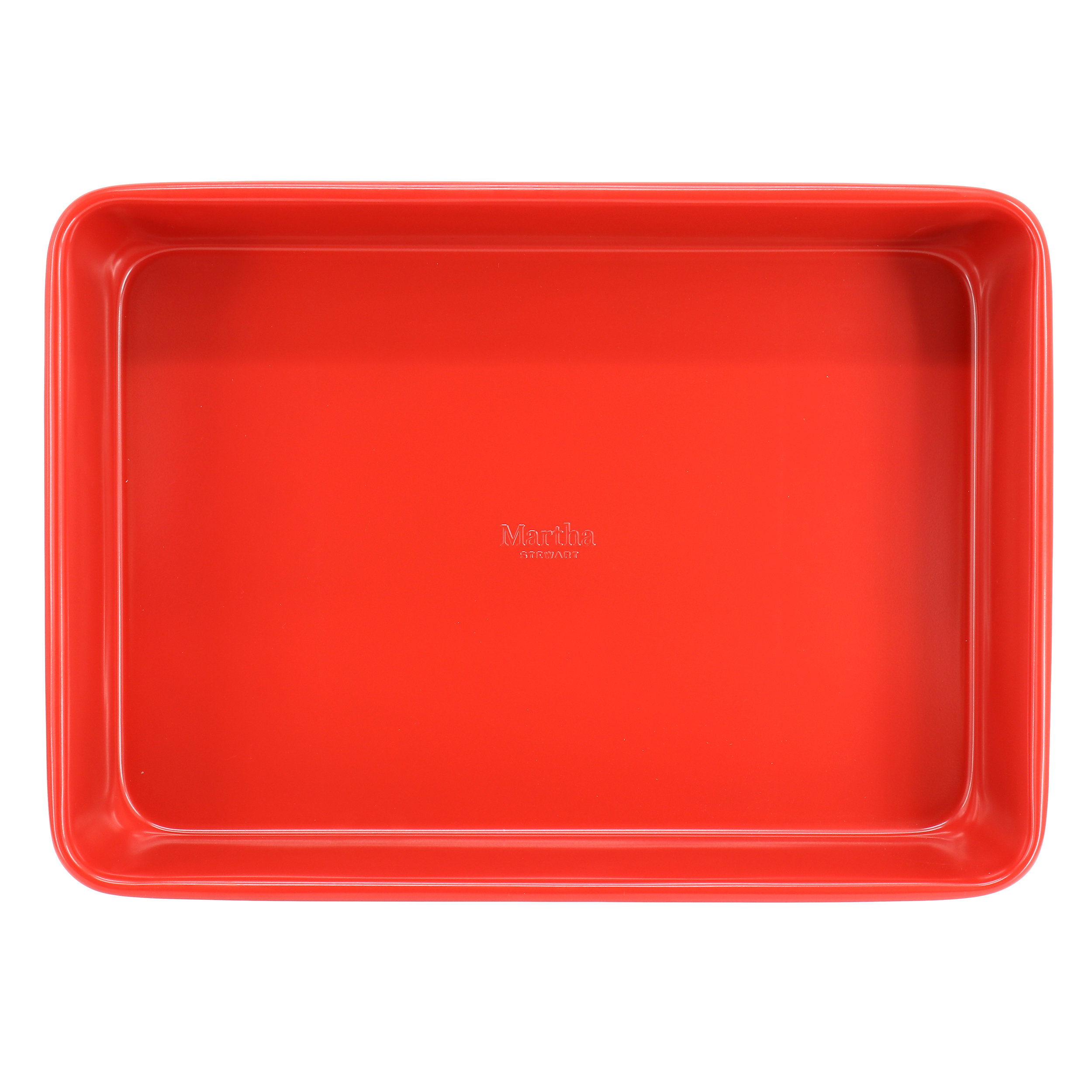 Martha Stewart 3 Piece Carbon Steel Bakeware Set in Red and Plaid ...