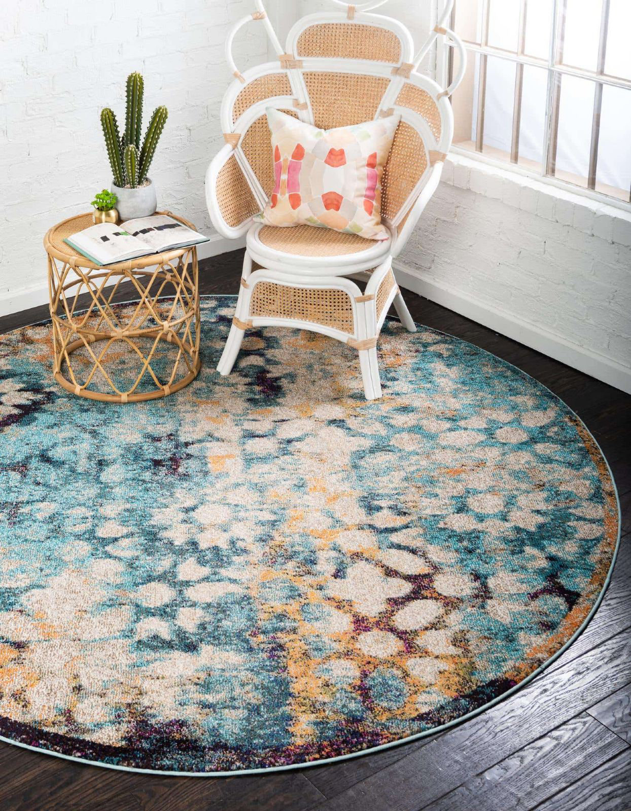 17 Stories Contemporary Ellarae Area Rug Deep Forest Color & Reviews ...