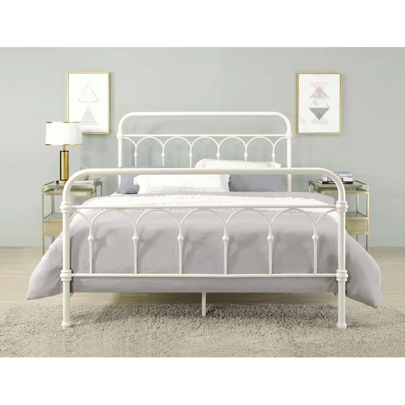 Tech Cube Citron White Finish Queen Bed | Wayfair