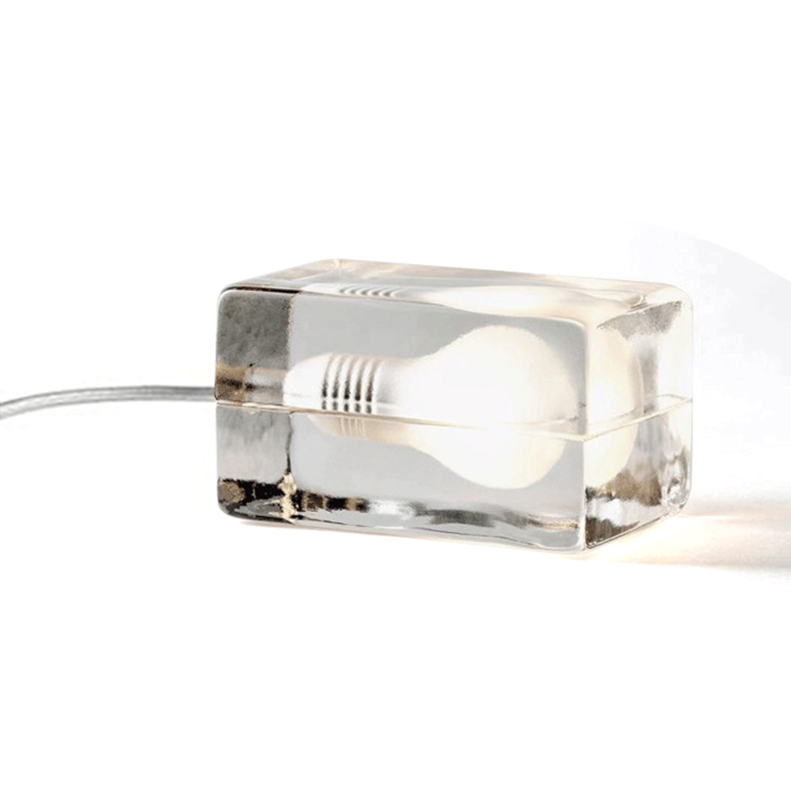 Ivy Bronx Oree Creative Ice Cube Light Bulb Desk Lamp | Wayfair