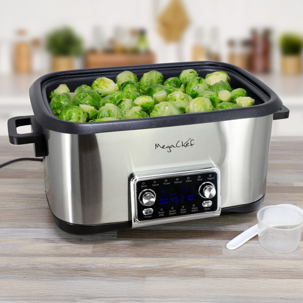 MegaChef 8 Quart 12-in-1 Deluxe Multi Cooker with Sous Vide and Multi ...