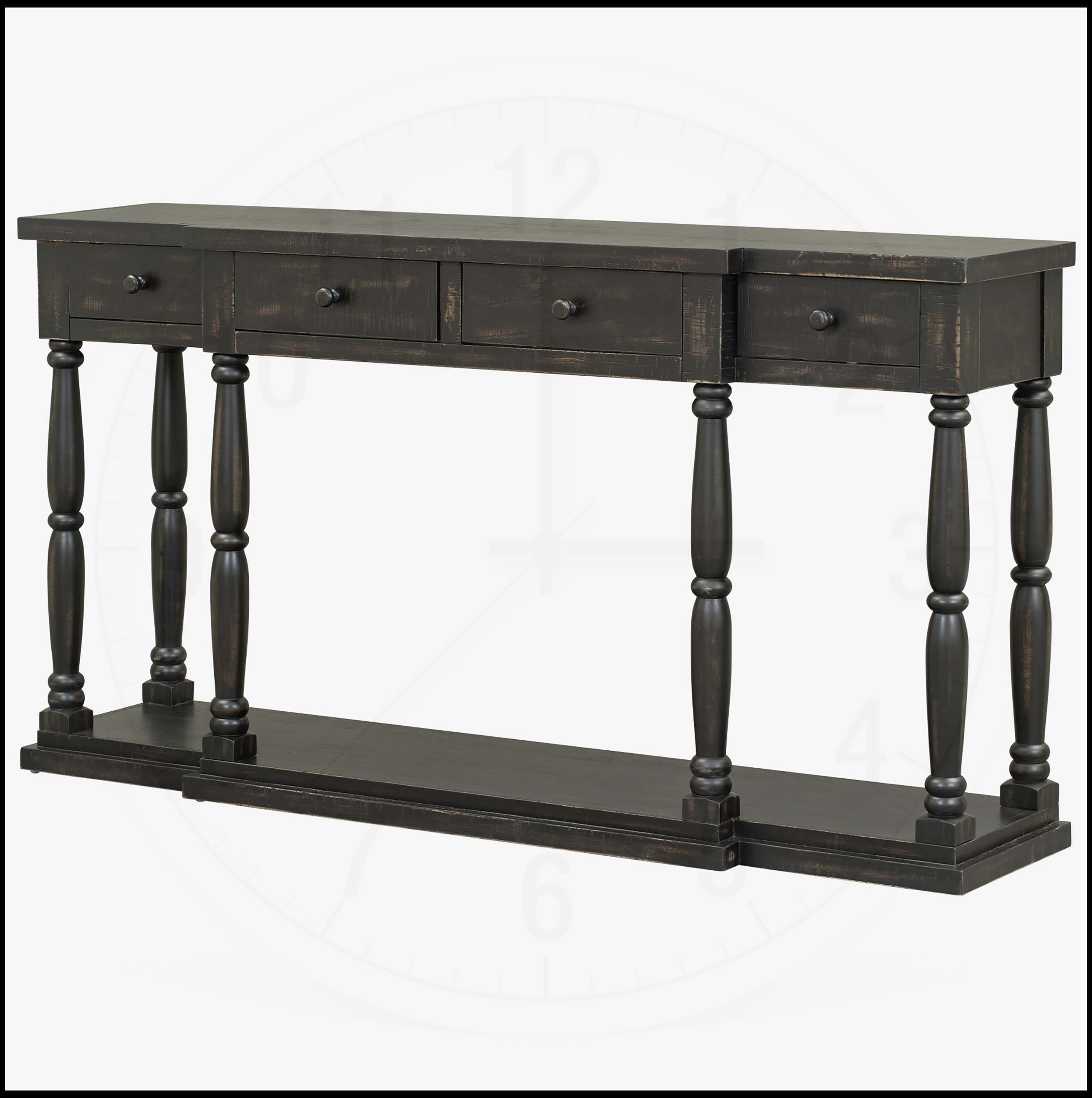 One Allium Way® Charming Console Table with Multiple Storage Options ...