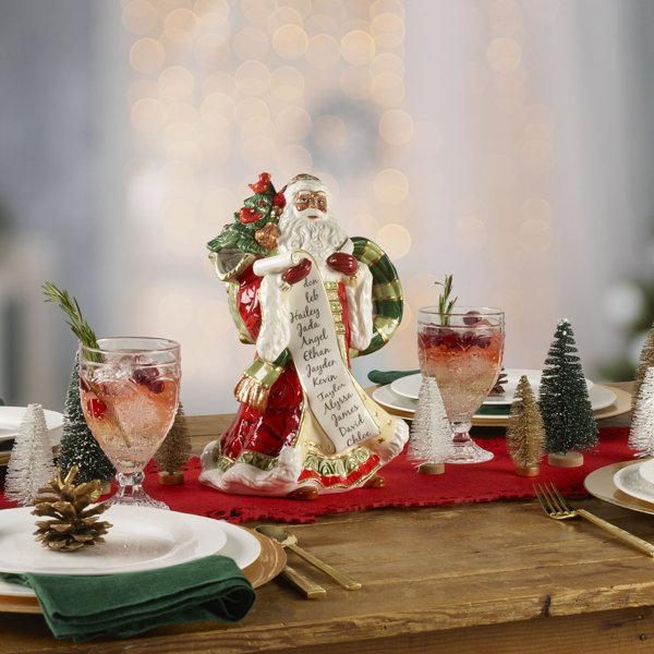 Fitz And Floyd Holiday Home African American Santa Pitcher ...