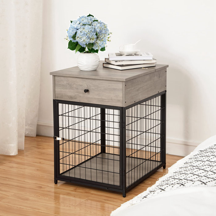 Tucker Murphy Pet™ Furniture Dog Crates With Drawer & Reviews | Wayfair