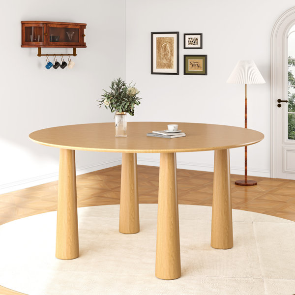 8 + Seat Round Kitchen & Dining Tables You'll Love | Wayfair