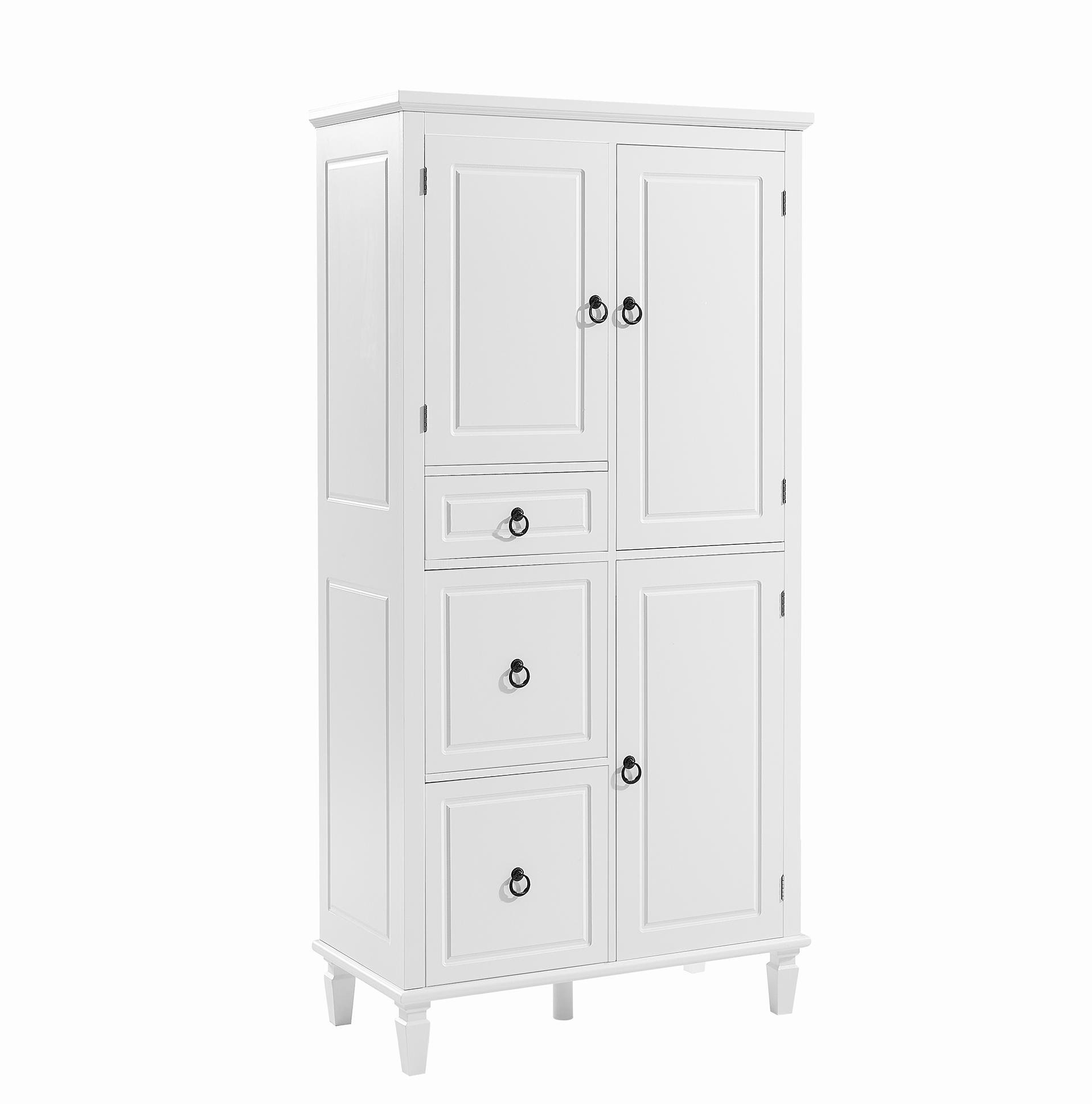 Longshore Tides Retro Multi-Functional Storage Cabinet With Adjustable ...