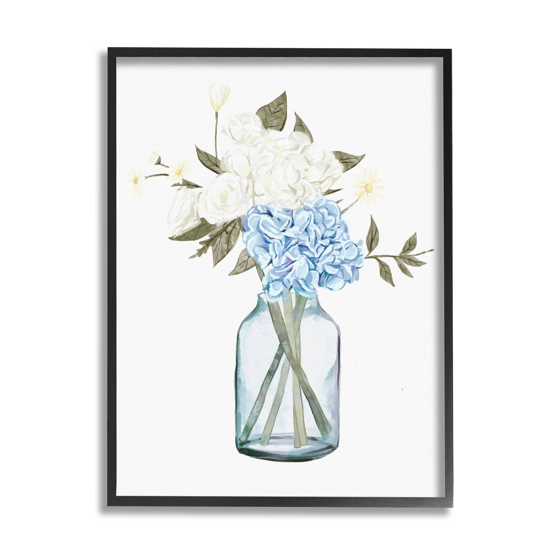 Stupell Industries Soft Cottage Flower Arrangement Giclee Art By Ziwei ...