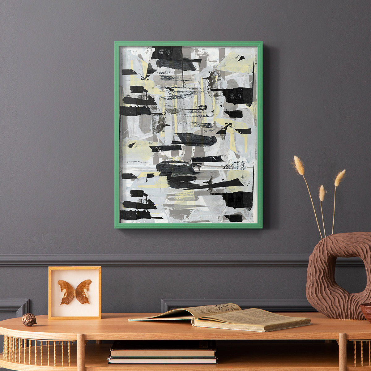 Wrought Studio™ Tiles & Texture Abstract Angles III Framed Print ...