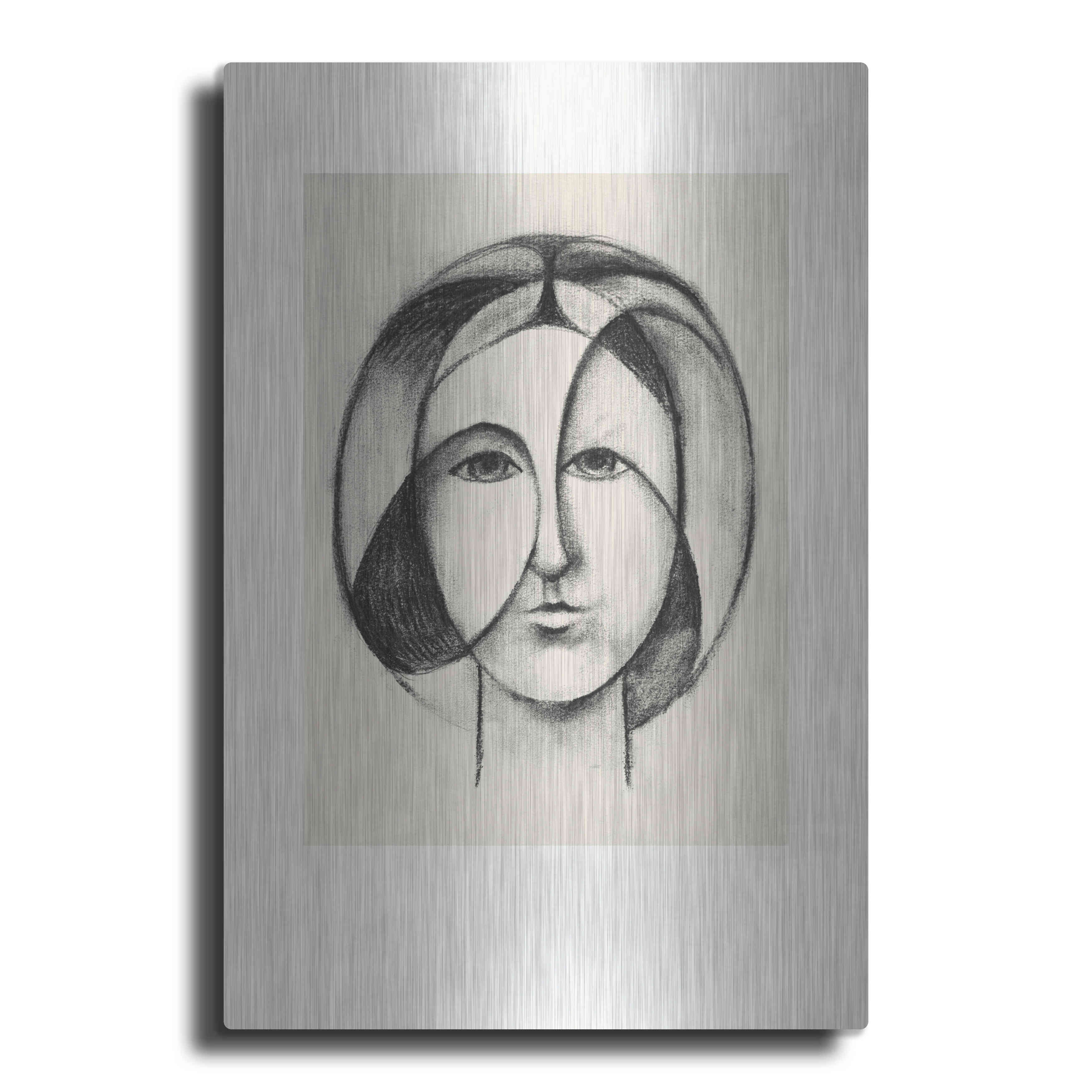 Red Barrel Studio Luxe Metal Art 'Lady Lay' By Design Fabrikken, Met ...