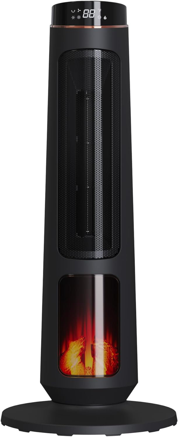 Homhougo 5000 BTU Electric Tower Space Heater with Adjustable ...