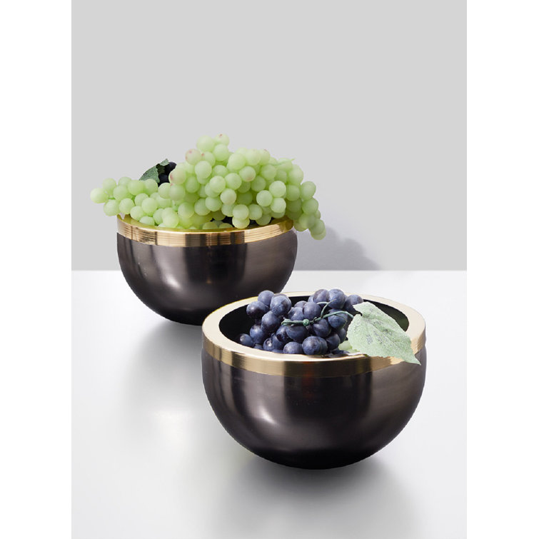 Everly Quinn Metal Decorative Bowl - Set of 5 | Wayfair
