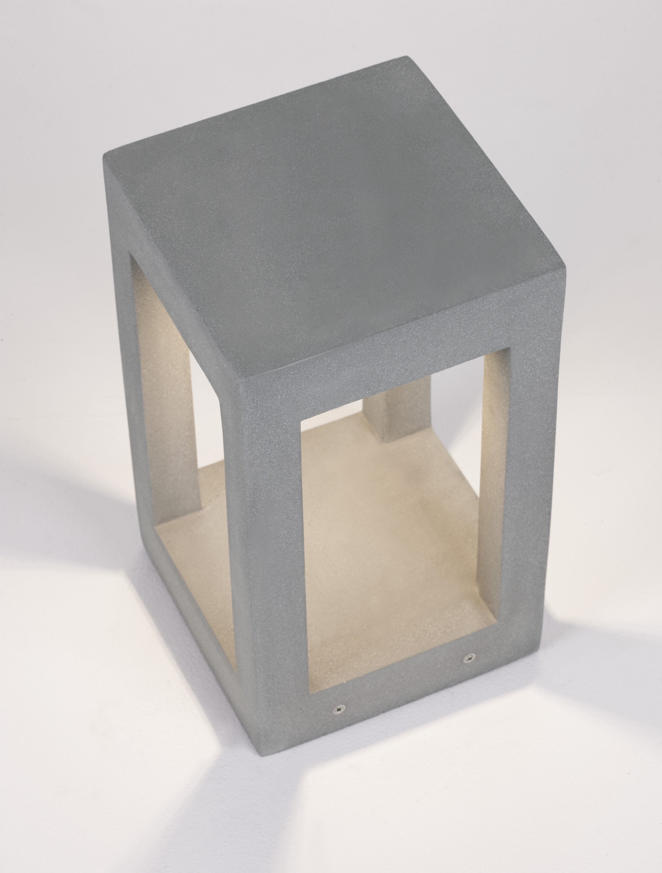 Nova Luce Grey Integrated LED Concrete Bollard Light | Wayfair.co.uk