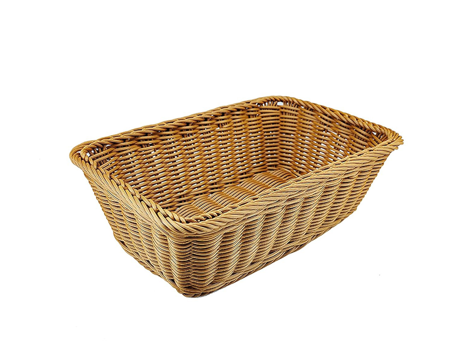 Ebern Designs 12 - inch Wicker Bread Basket for Serving Food, Fruits ...