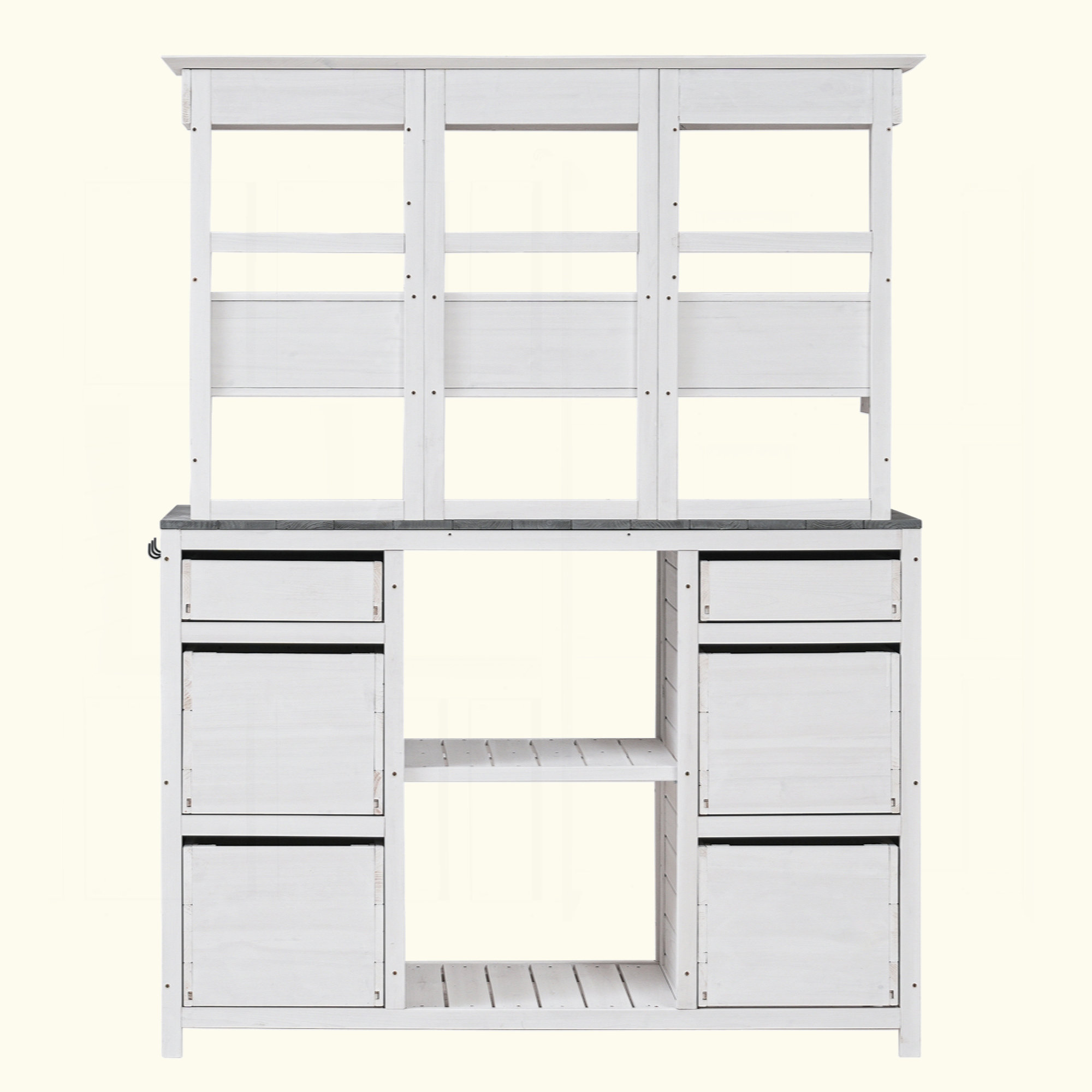 Red Barrel Studio Garden Potting Bench Table, Rustic And Sleek Design ...