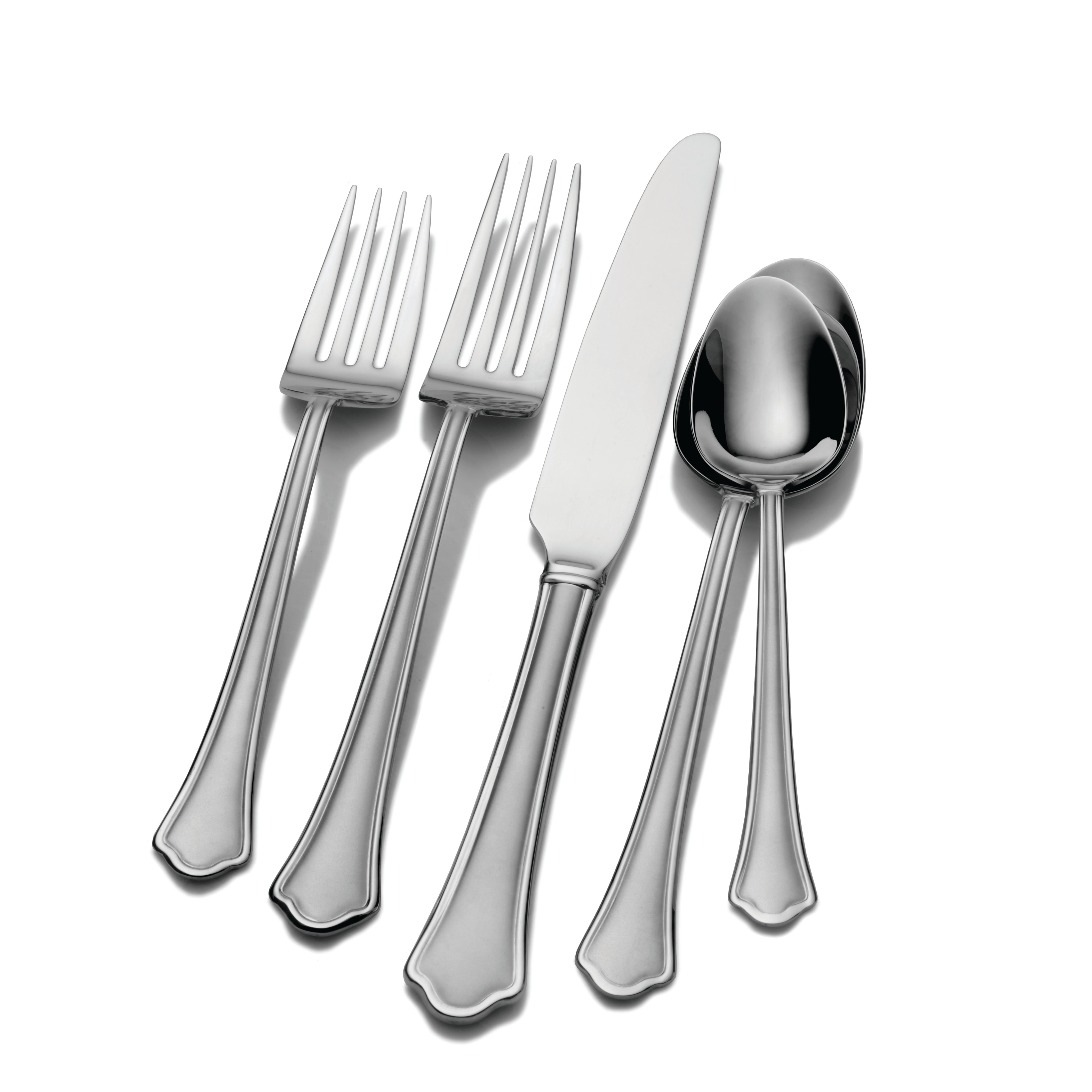 International Silver Capri Frost 20-Piece Stainless Steel Flatware Set ...