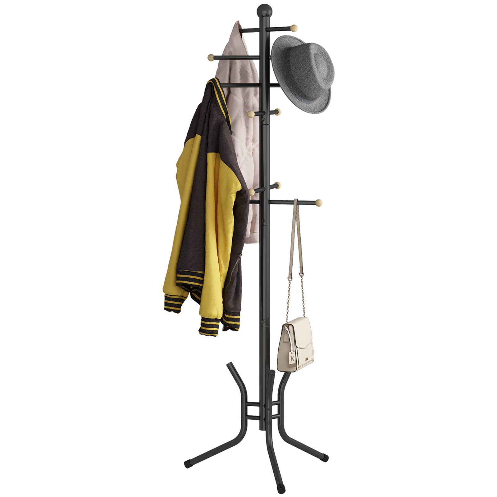 XIXIXIANGRONGAA Coat Racks Freestanding, 12 Hooks Coat Tree ...