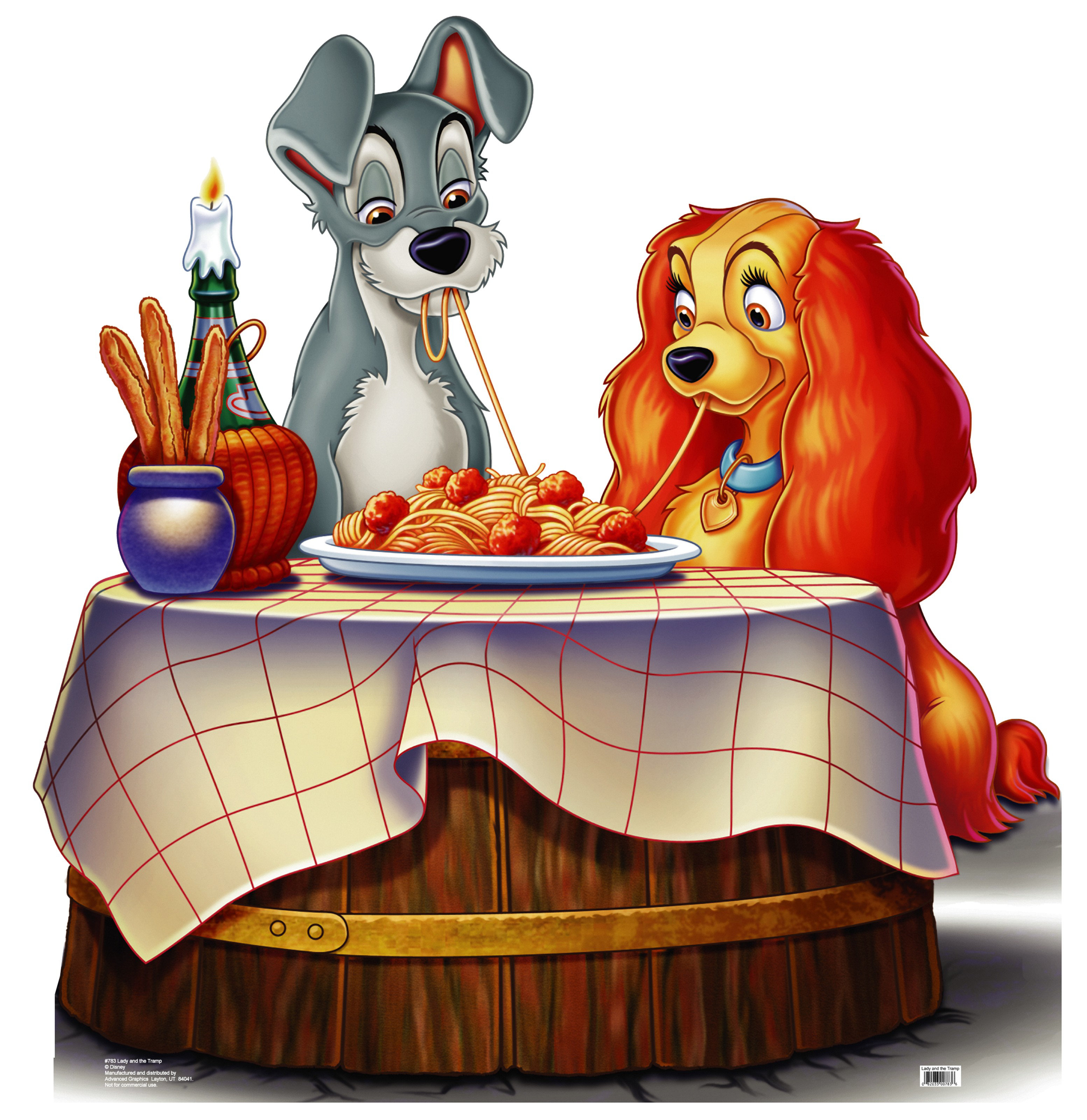 Advanced Graphics Lady and the Tramp Life-Size Cardboard Stand-Up | Wayfair