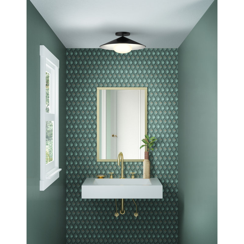 Kuzco Lighting Cruz 1-Light 15" LED Semi Flush Mount | Perigold