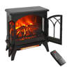 Symple Stuff Alen Inch 3d Flame Electric Infrared Quartz Double Door ...