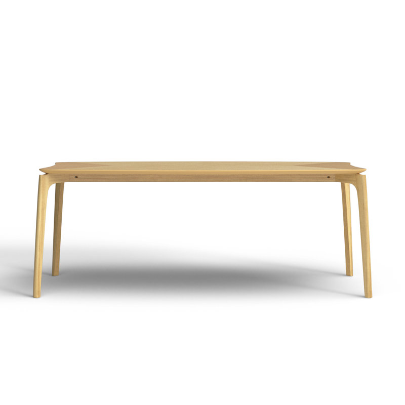 AllModern Jennings Solid Wood Base Dining Table & Reviews | Wayfair