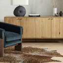 Four Hands Leopard Printed Hide Rug-Brown & Black & Reviews | Perigold