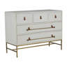 Gabby Maya 5 Drawer 44" W Solid Wood Dresser | Wayfair
