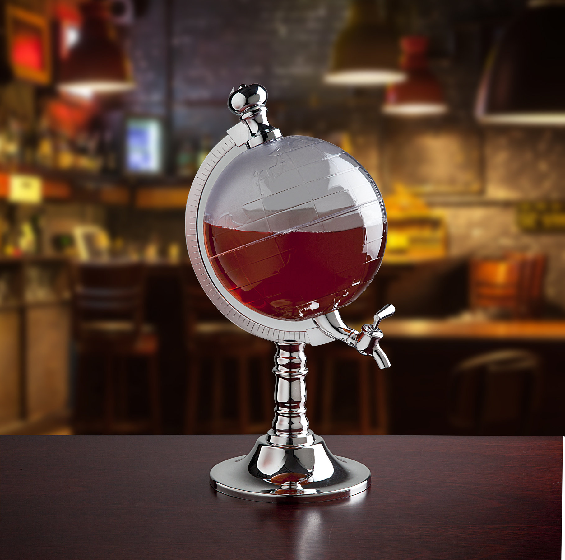 Godinger Silver Art Co Globe Beverage Dispenser 32 oz - Wayfair Canada
