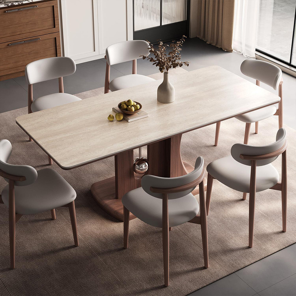 Elamer Rectangular dining table sets simple fashion | Wayfair