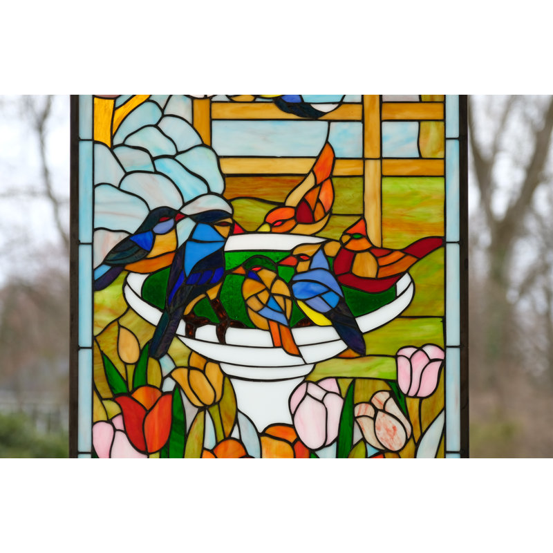 Red Barrel Studio® Birds Window Panel | Wayfair