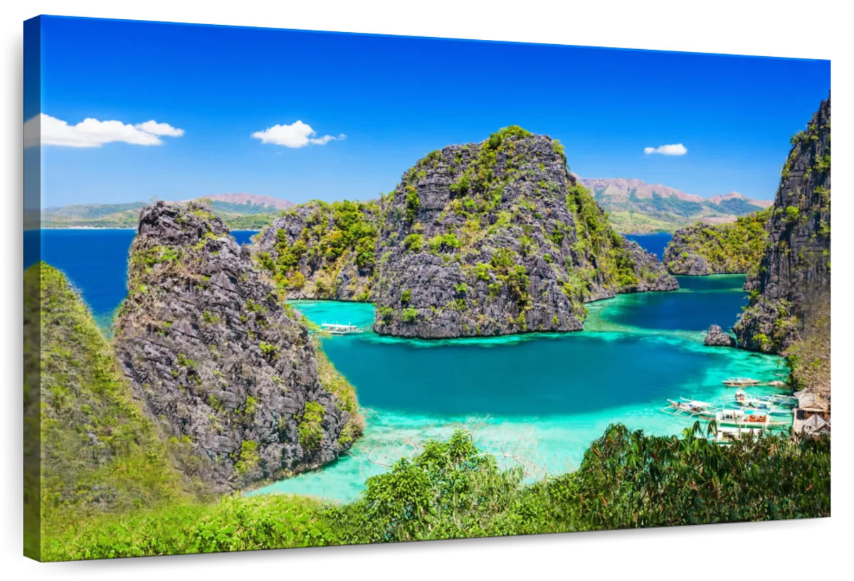 Beachcrest Home™ Gillard Palawan Blue Lagoon | Wayfair
