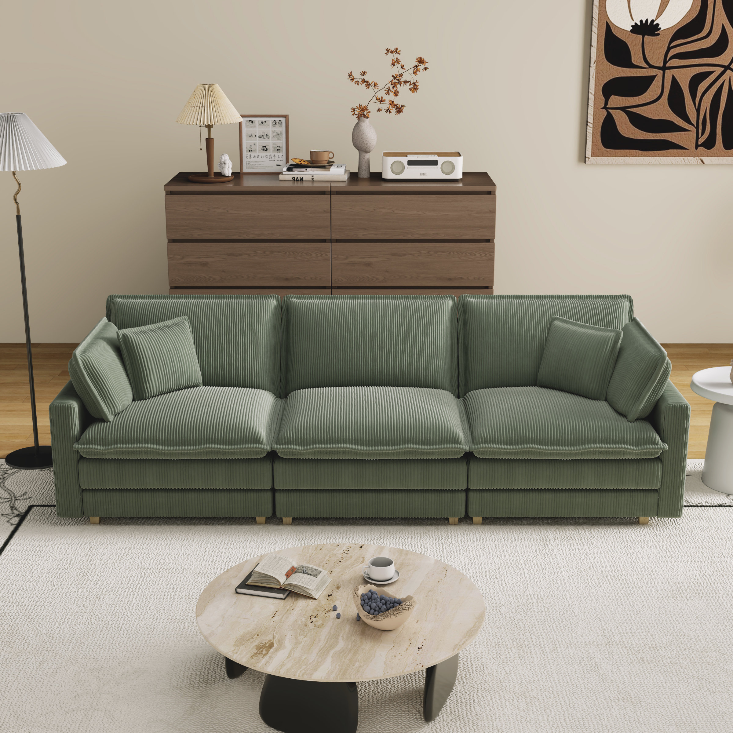 Latitude Run® 3 Seaters Deep Seat Couch | Wayfair