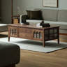 LIZIYE Solid Wood Walnut Coffee Table | Wayfair