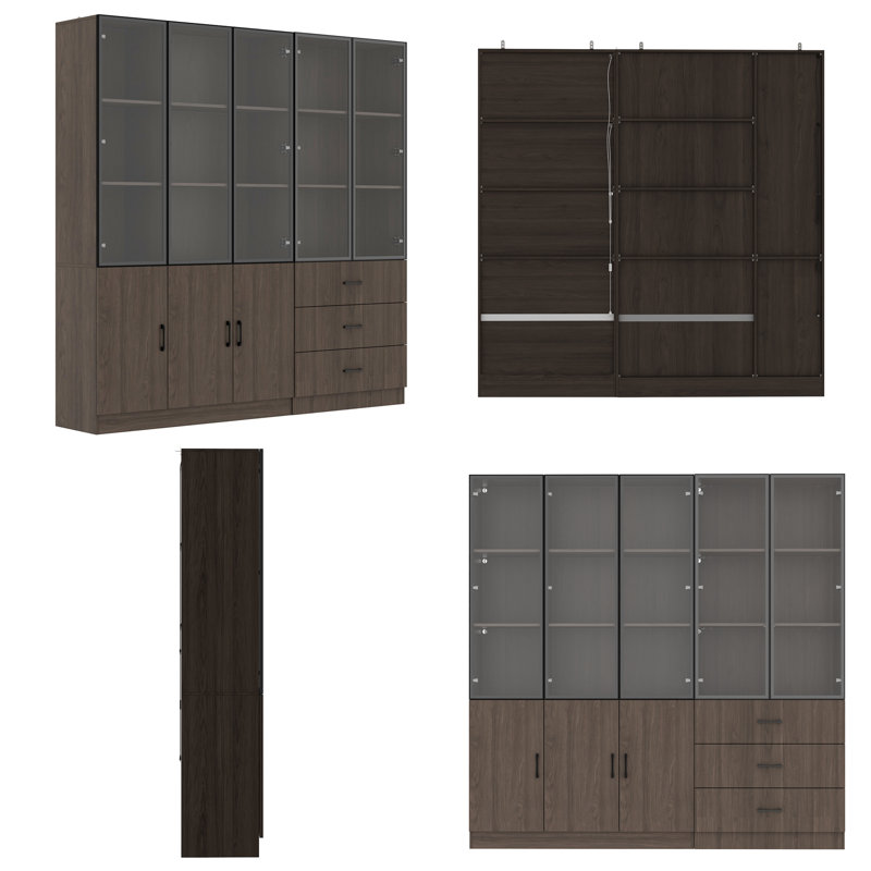 Wade Logan® Berdeja 78.7'' Wide Filing Storage Cabinet | Wayfair