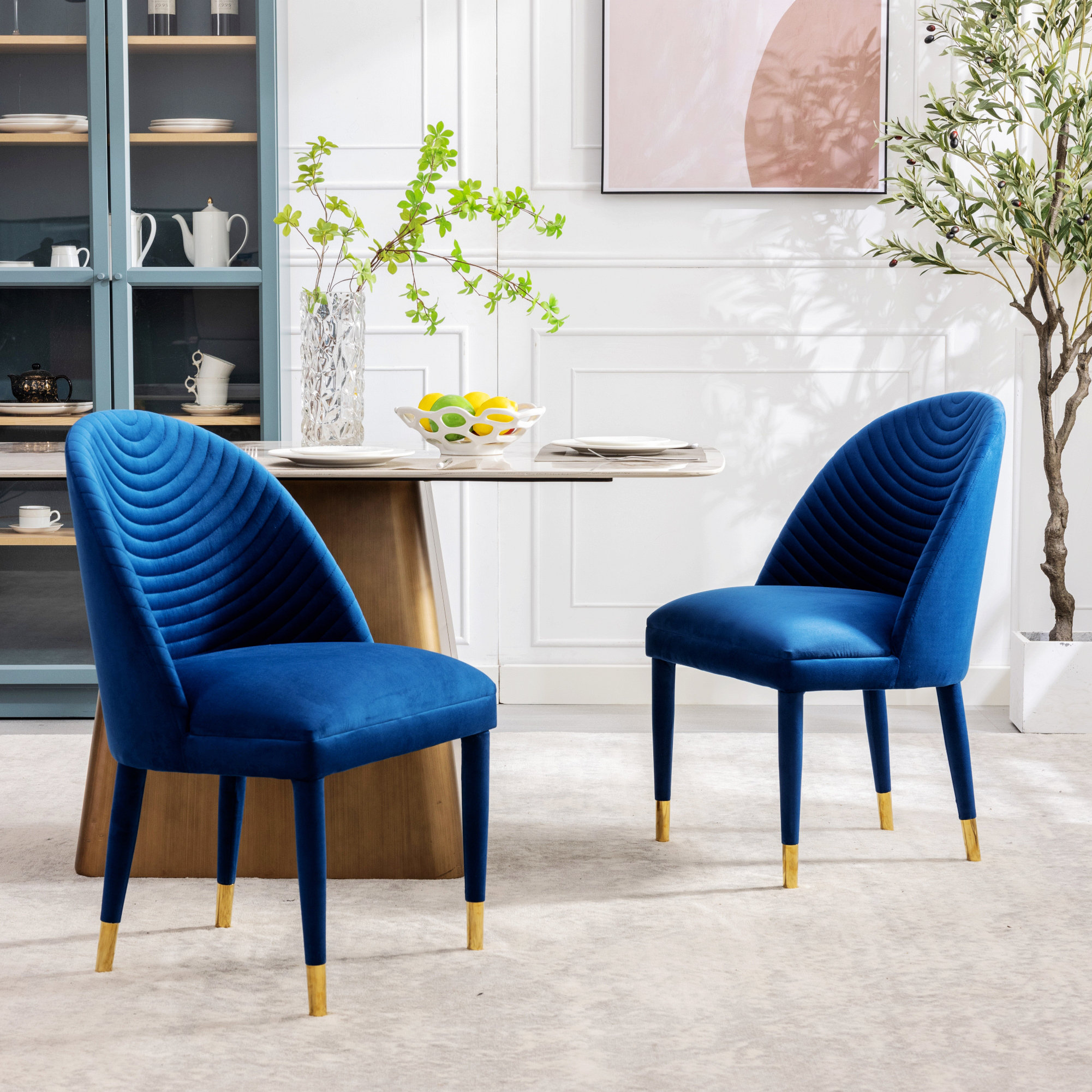 Corrigan Studio® Single Chair, Set Of 2 Accent Chair, Leisure Chair ...